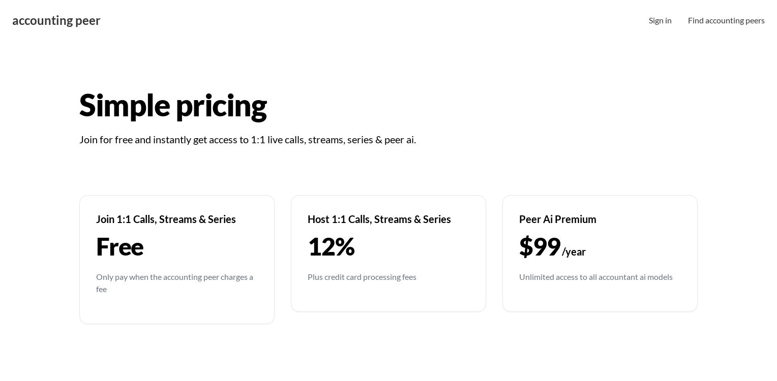 Accounting Peer | Peer-to-peer knowledge platform