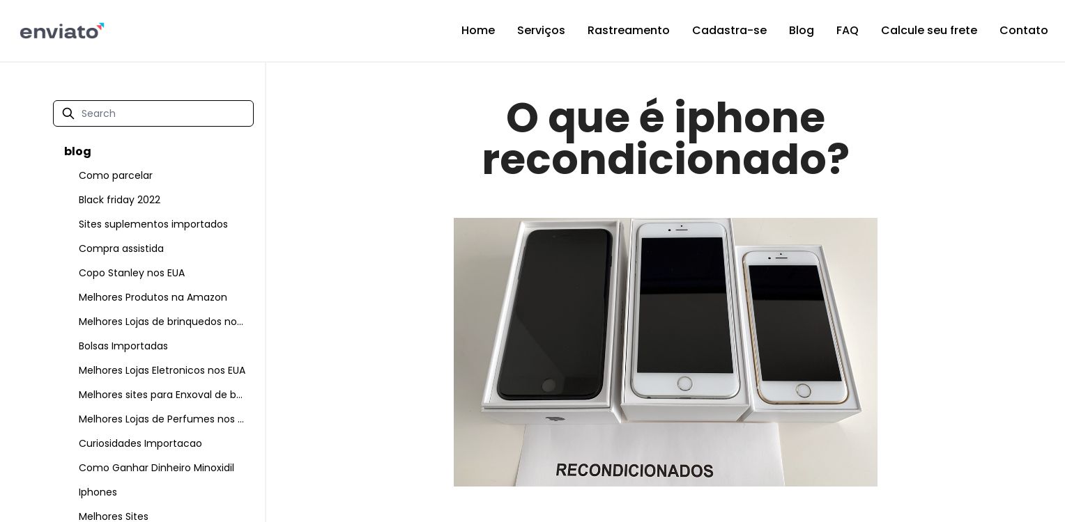 O Que é iphone recondicionado